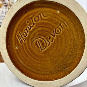 Three Large Honiton Pottery Vintage Honeycomb Glazed Pieces in ...