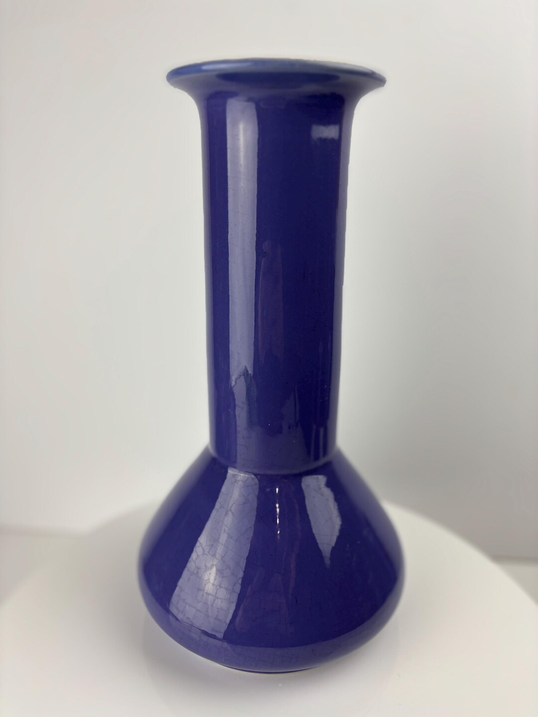 A Tall 10.25” Antique Purple Vase by Ault Pottery in a Beautiful Shape ...
