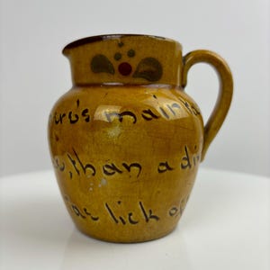 Antique Hart and Moist of Exeter Pottery Motto Ware Jug 3.5” Tall. - Etsy