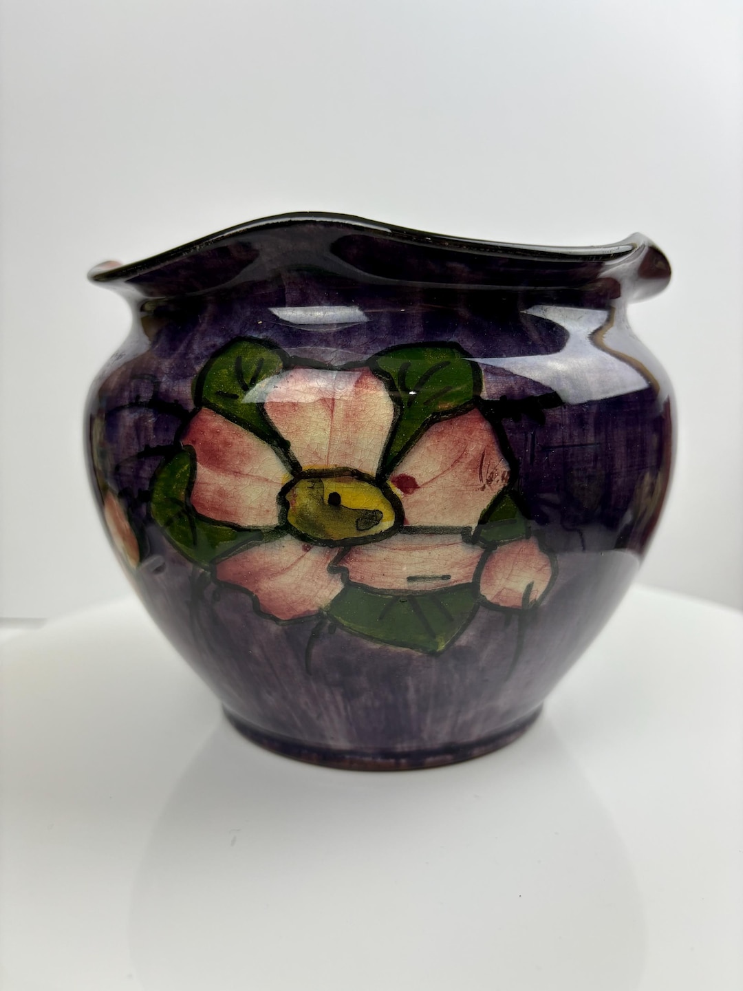 Watcombe Pottery Torquay, an Immaculate Jardiniere and Three Handled ...