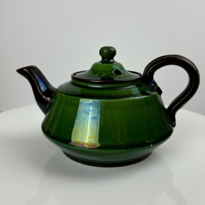 1920s Watcombe Pottery Torquay Teapot Pot Set in a Fabulous Green ...