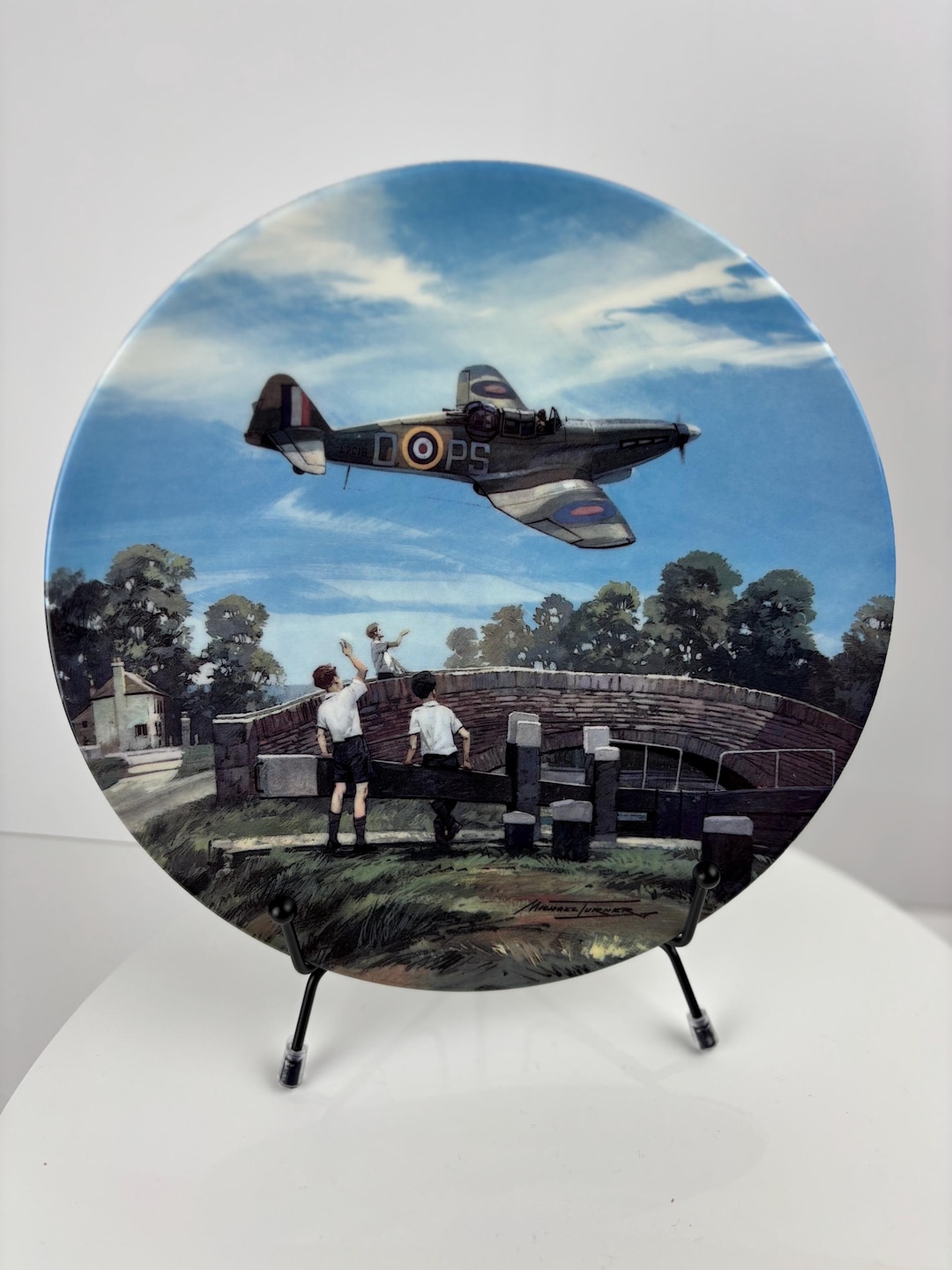 A Set of NINE Royal Doulton WWII RAF Commemorative Limited Edition Wall ...