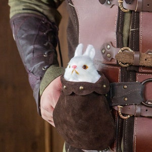 LARP Pet Pouch: Medieval Rabbit Plush, Cosplay Accessory - Etsy