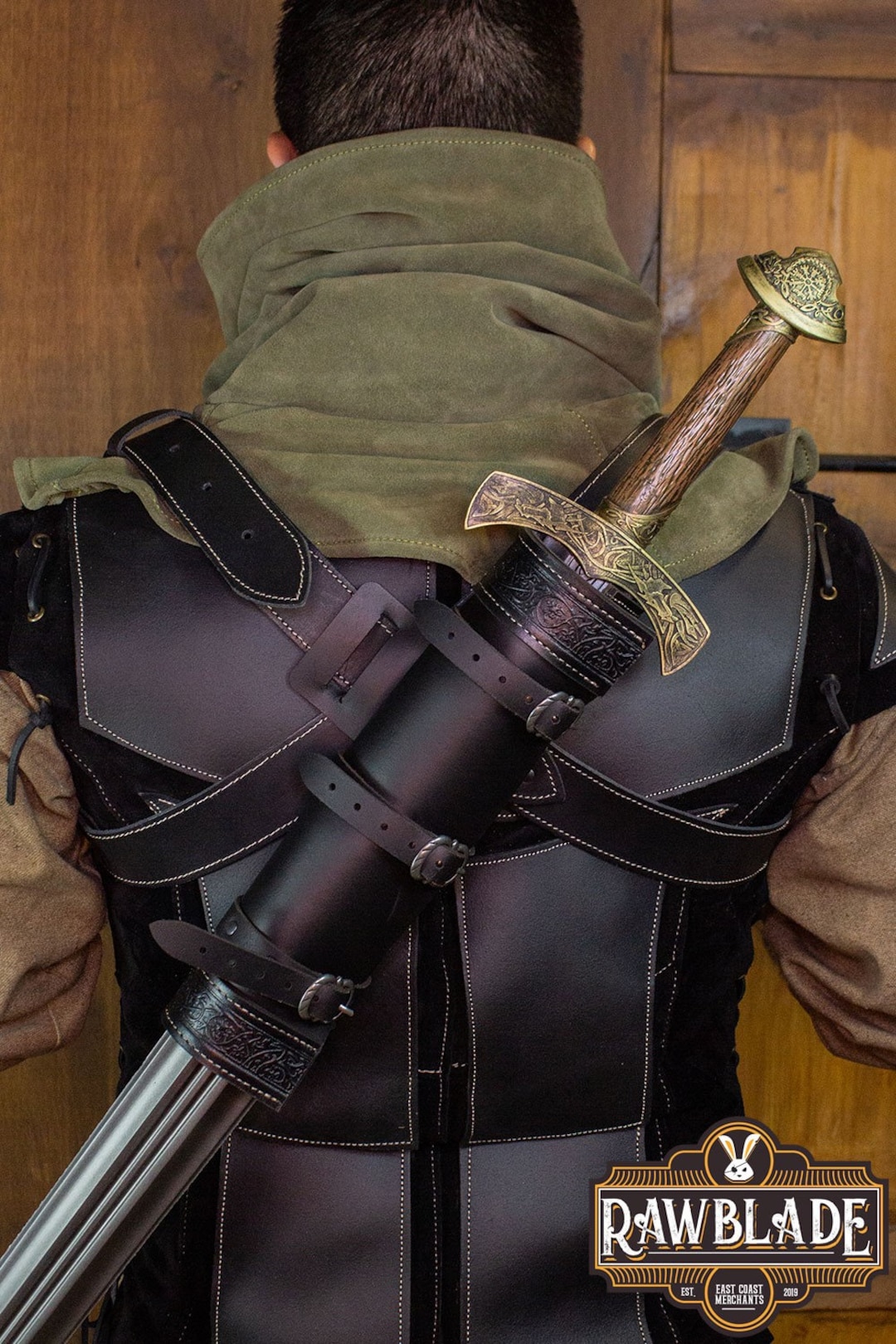 Astrid Medieval Back Holder for Cosplay, LARP, Ren Faire, Reenactments ...