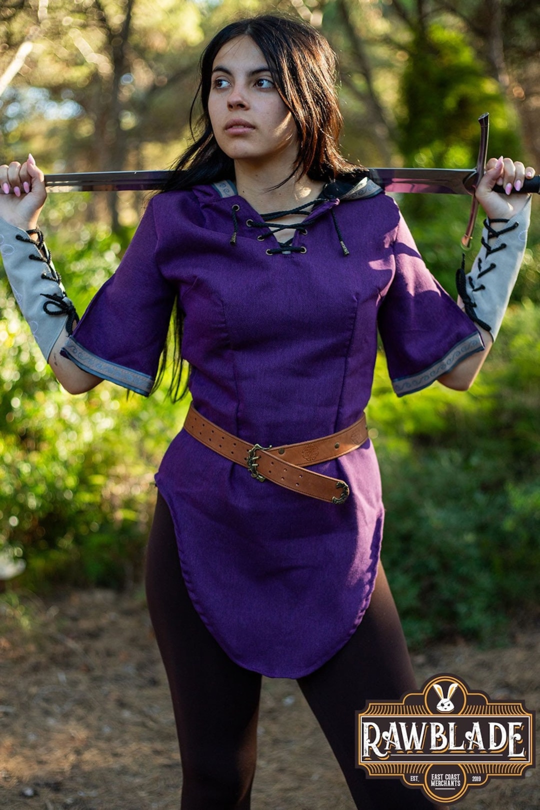 Briannan Ranger Fantasy Medieval Ranger Tunic: LARP, Cosplay ...