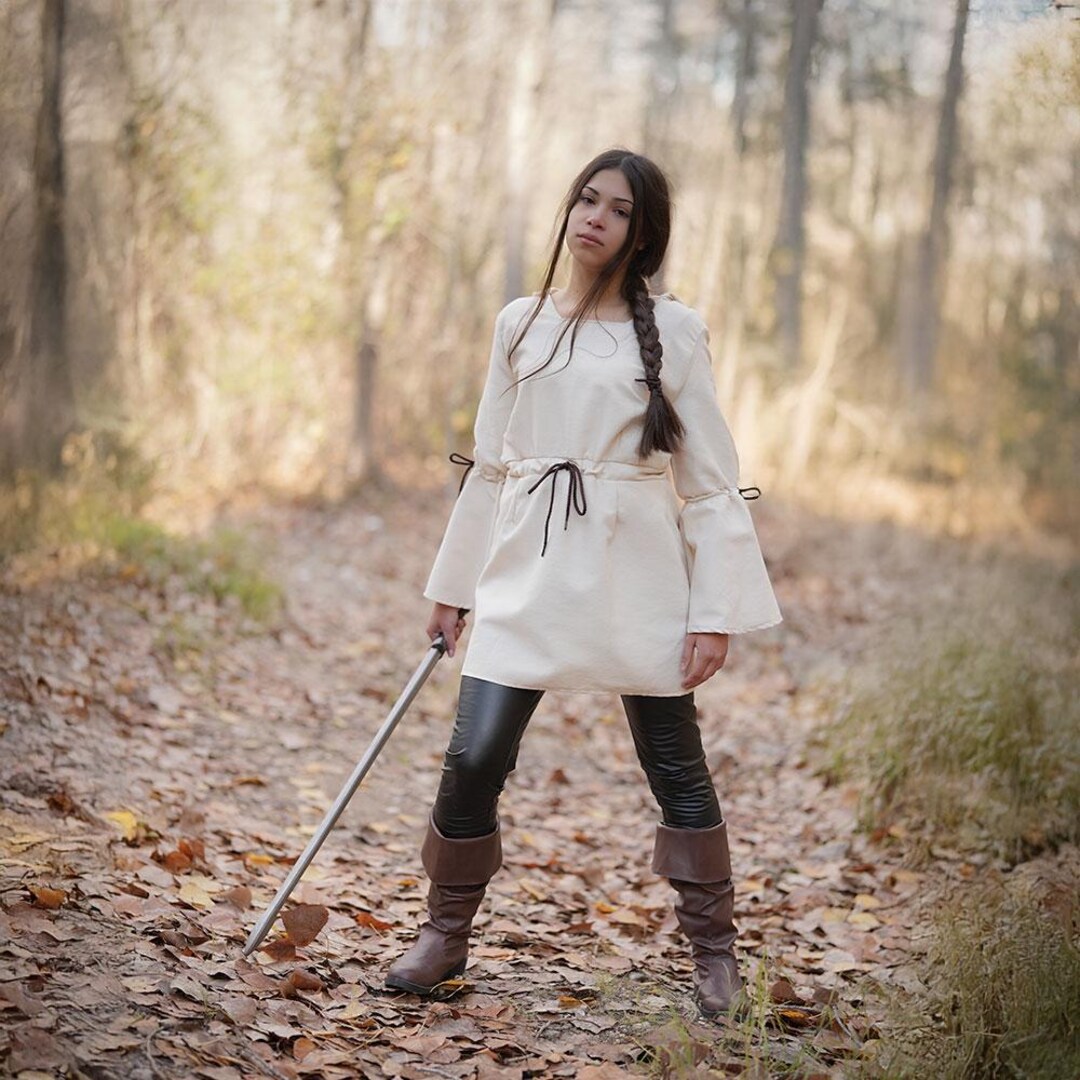 Trinity Tunic – Medieval & Renaissance Bell Sleeve Tunic for LARP and ...