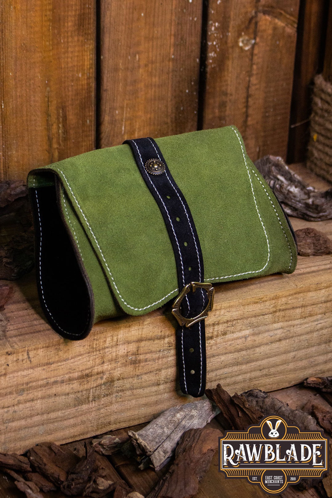 Morwen Handcrafted Leather Belt Bag for Fantasy LARP, Cosplay, Ren ...