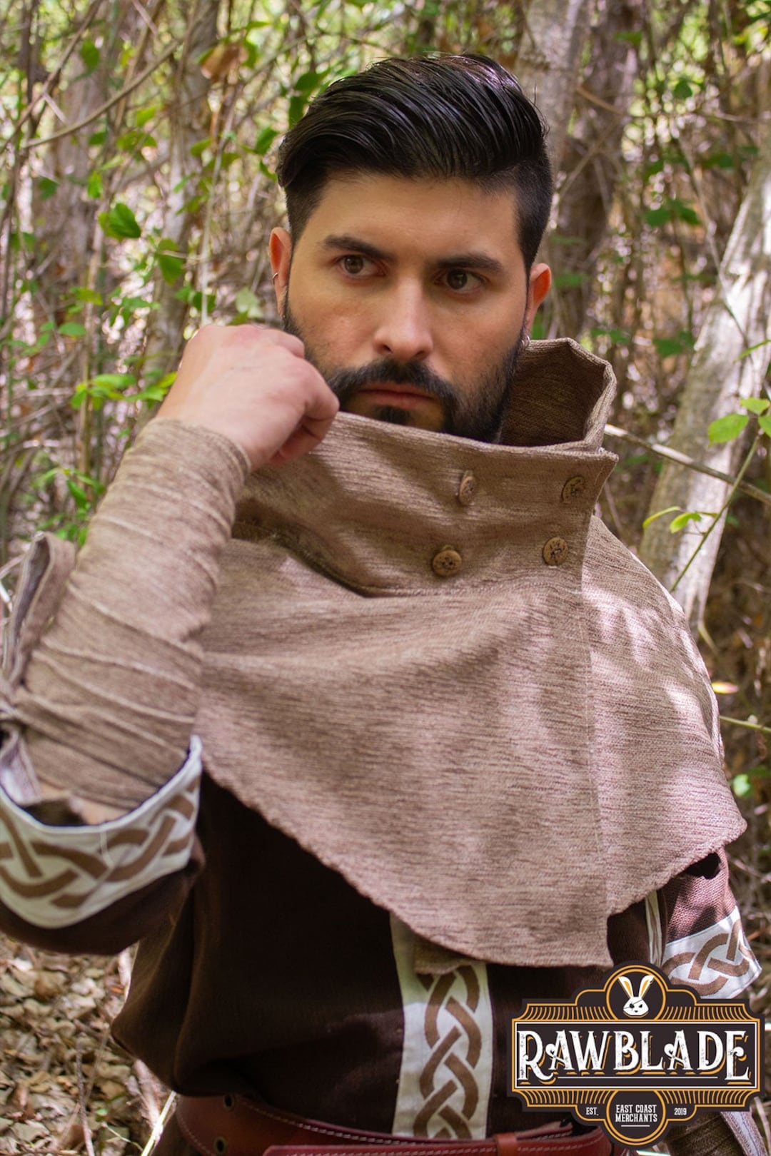 Medieval Alban Gugel Hood: LARP, Renaissance Faire, Cosplay, Celtic ...