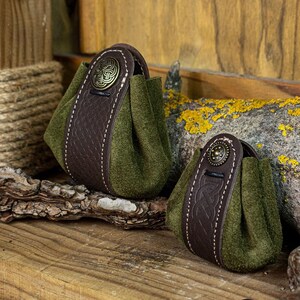 Wanderer Pouch Black for Fantasy Medieval LARP, Cosplay, Ren Faire - Etsy