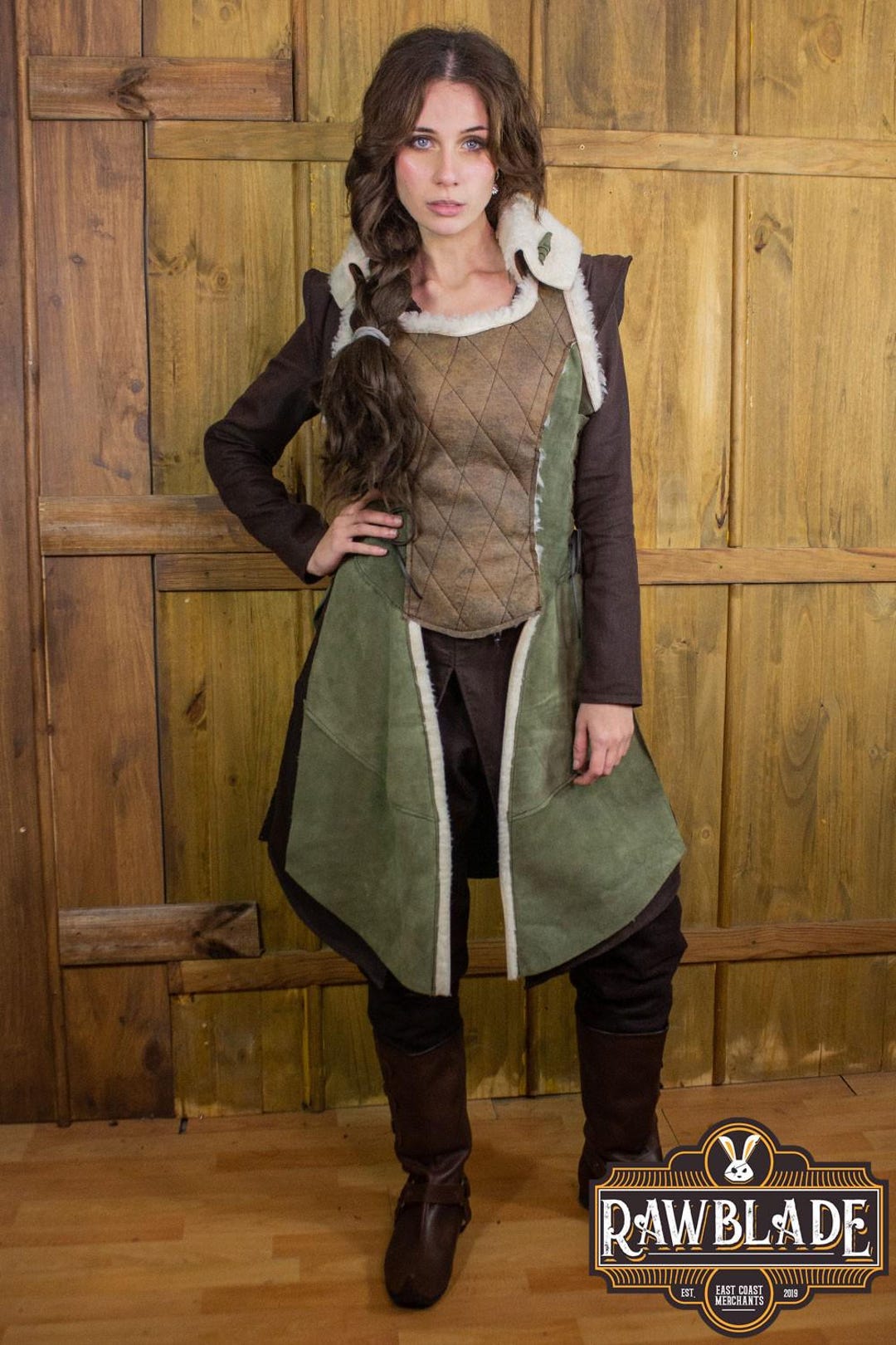 Fantasy Medieval LARP Elisabeta Coat: Cosplay Costume for Renaissance ...