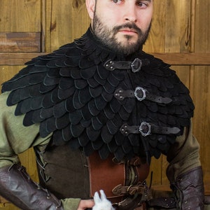 Oria Scale Neck Armor, LARP, Ren Faire, and Cosplay. US Duty Free!!* - Etsy