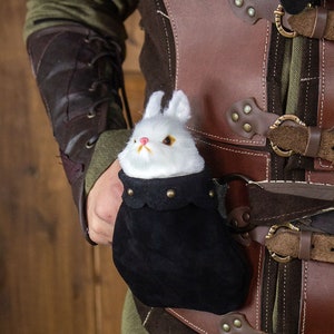 LARP Pet Pouch: Medieval Rabbit Plush, Cosplay Accessory - Etsy