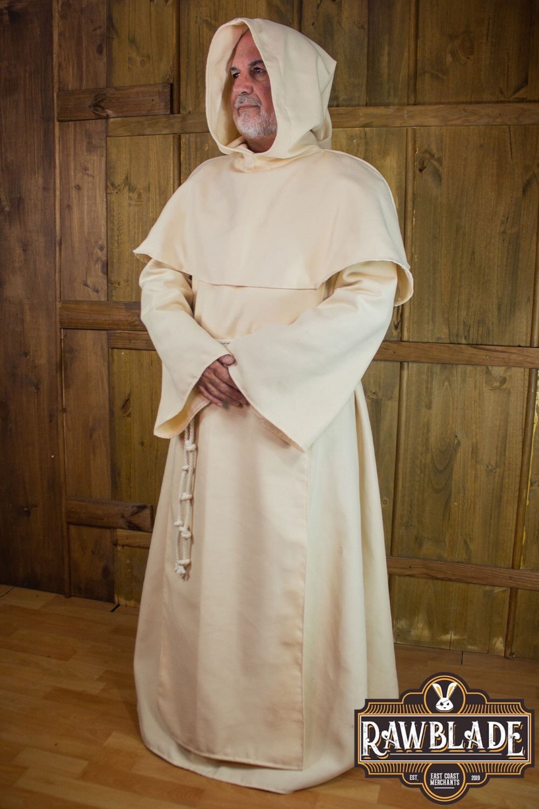 Chartreux Monk Habit: Medieval Fantasy Costume, LARP, US Duty Free ...