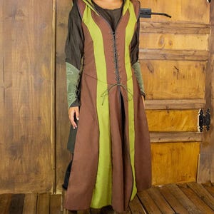 Green Cotton Archer Tunic - Fantasy Medieval Costume - Etsy