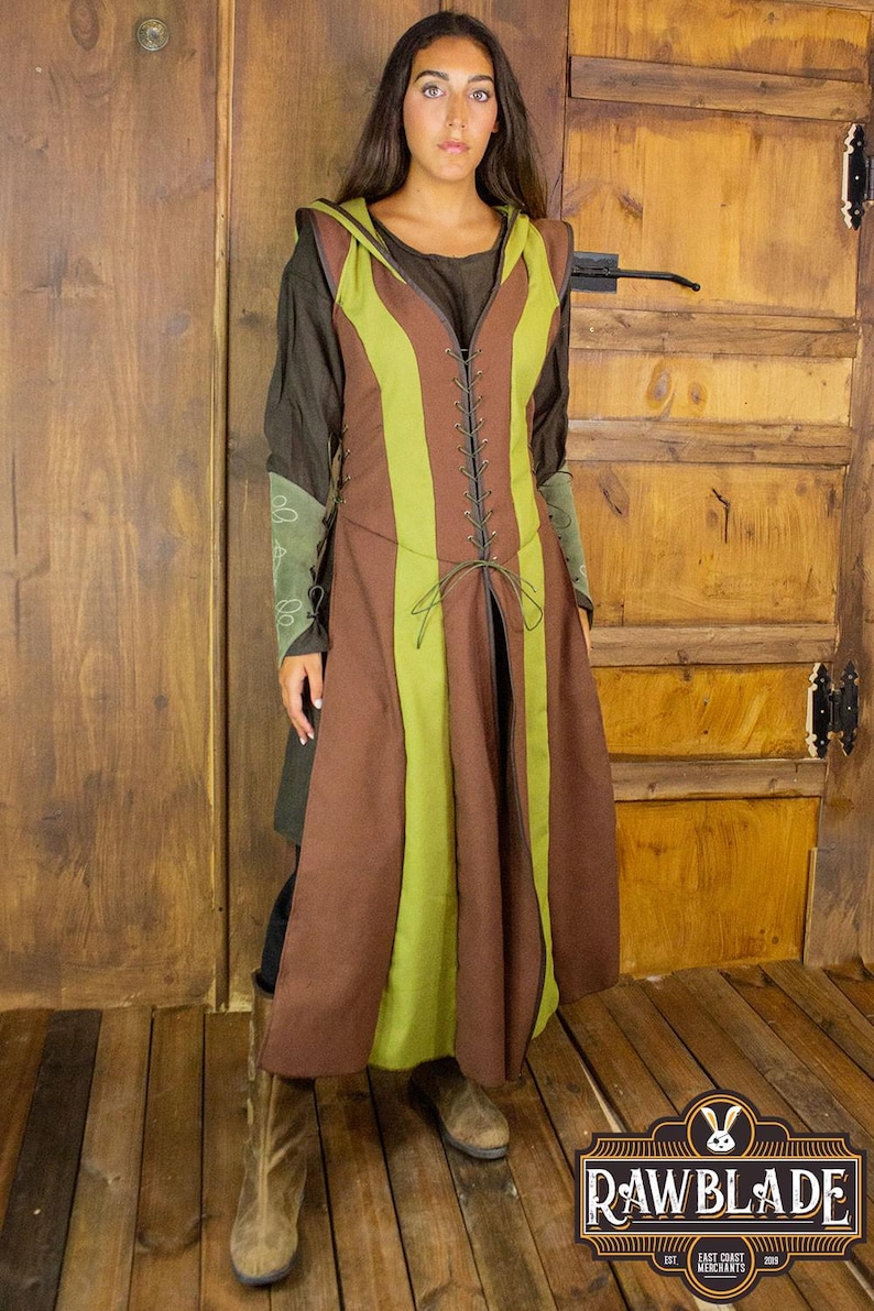 Green Cotton Archer Tunic - Fantasy Medieval Costume - Etsy