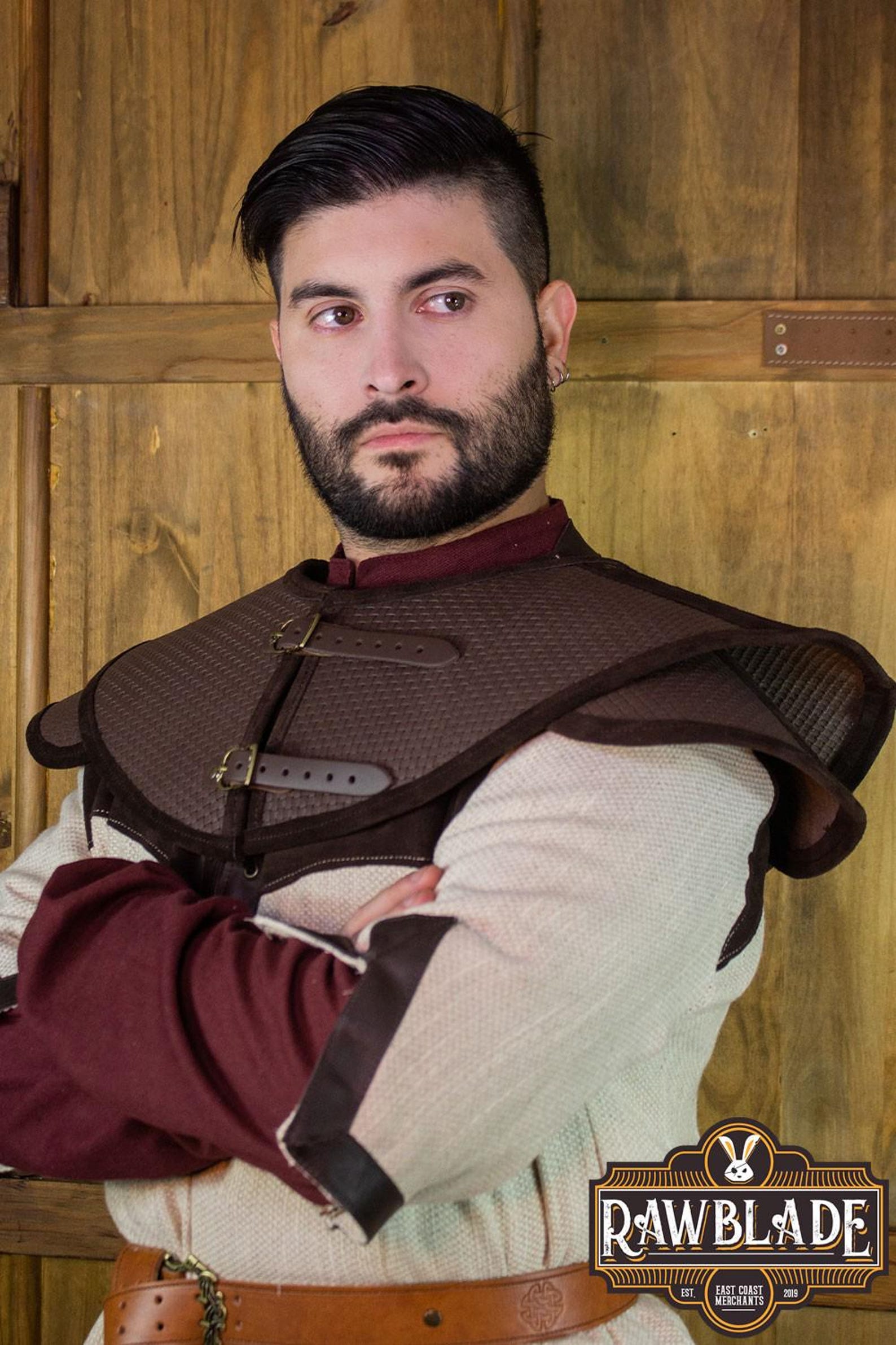 Vermillion Gorget: Medieval Neck Armor, LARP, Renaissance Faire ...