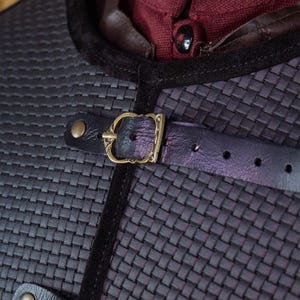 Vermillion Gorget: Medieval Neck Armor, LARP, US Duty Free!!*, Renaissance Faire, Cosplay ...