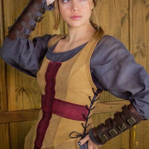 Medieval Fantasy Crussader Knight Tabard Woman - LARP, US Duty Free ...