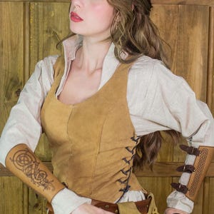 Fantasy Medieval Granada Bodice - LARP, Cosplay, Ren Faire, Druid ...