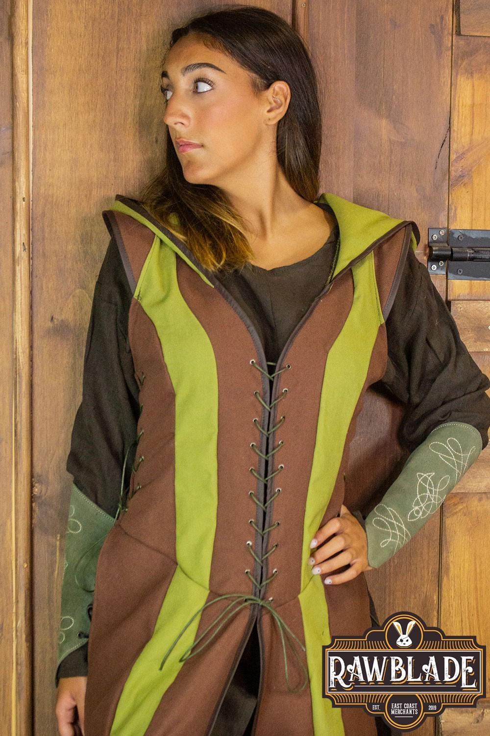 Green Cotton Archer Tunic - Fantasy Medieval Costume - Etsy