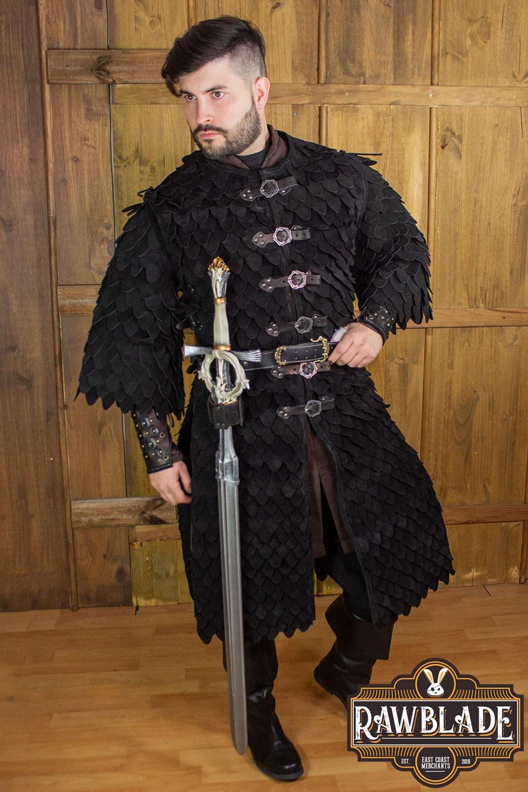 Fantasy Medieval Oria Scale Armor Vest, LARP, US Duty Free!!*, Cosplay, Ren Faire - Oria Druid ...