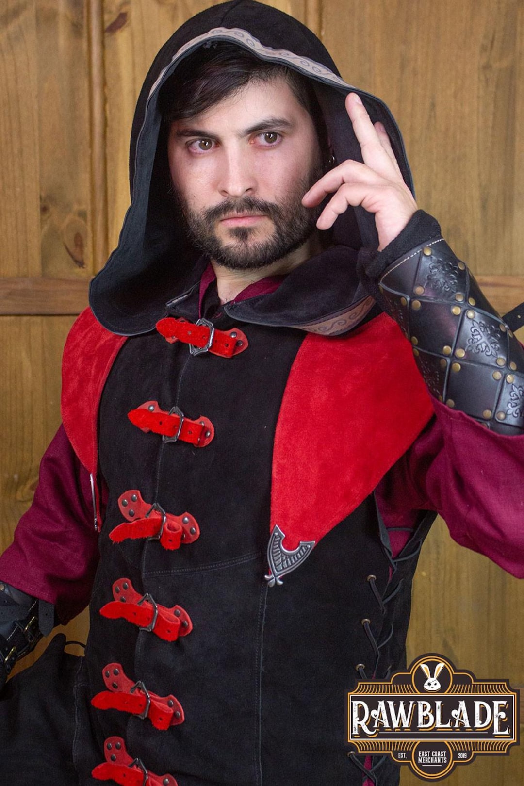 Karanthir Leather Jerkin for Fantasy Medieval LARP, Cosplay, Ren Faire ...