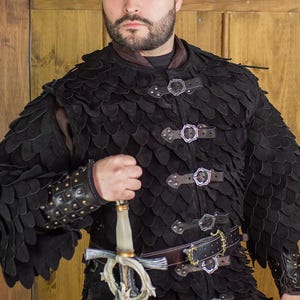 Fantasy Medieval Oria Scale Armor Vest, LARP, US Duty Free!!*, Cosplay, Ren Faire - Oria Druid ...