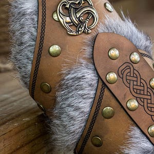 Heimdall Bracers: Fantasy Medieval LARP Armor for Cosplay, Renaissance ...