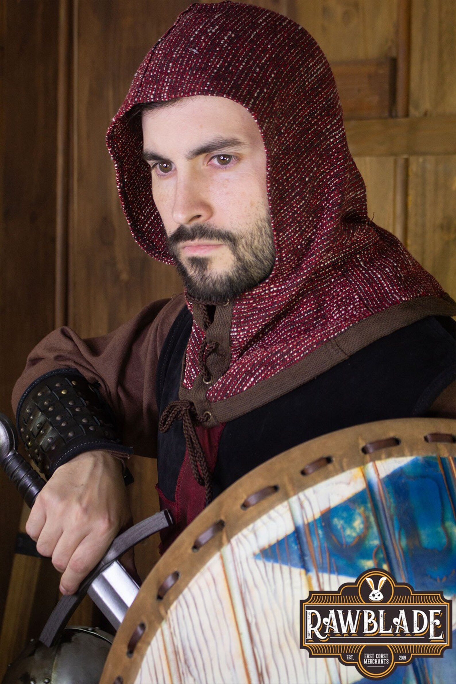 Soldier Hood LARP, Ren Faire, Cosplay - Etsy