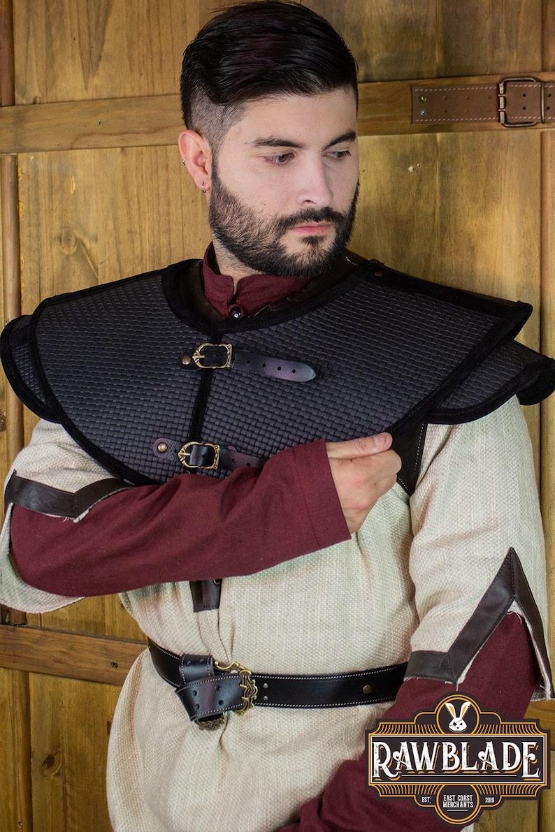 Vermillion Gorget: Medieval Neck Armor, LARP, Renaissance Faire ...