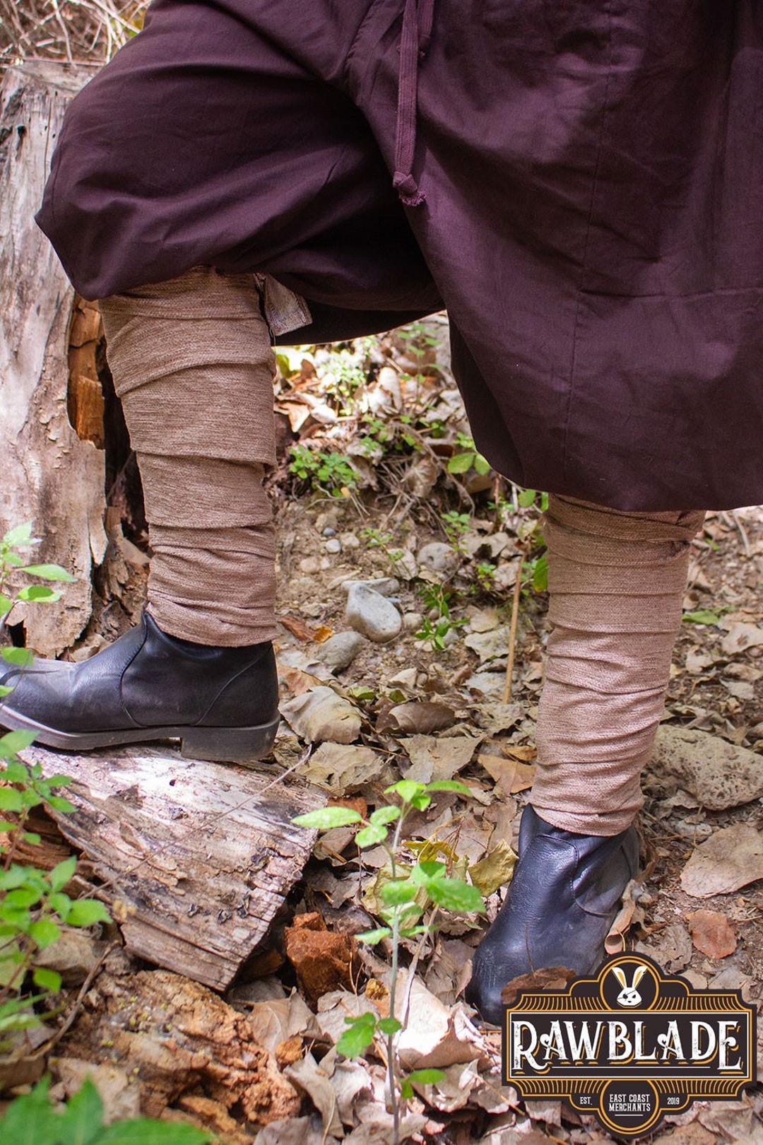 Cotton Medieval Winingas: Nuada Leg Wraps for LARP, Ren Faire - Etsy