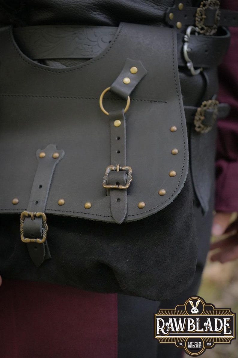 Large Fantasy Medieval Belt Bag Agor, LARP, US Duty Free!!*, Elf ...