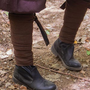Cotton Medieval Winingas: Nuada Leg Wraps for LARP, Ren Faire - Etsy
