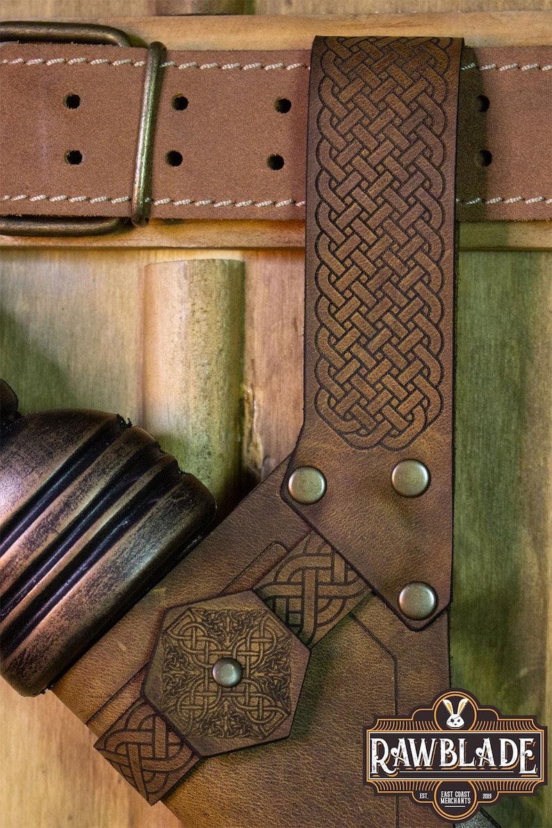 Fantasy Medieval LARP Runar Weapon Holder: Cosplay, Ren Faire, Viking ...