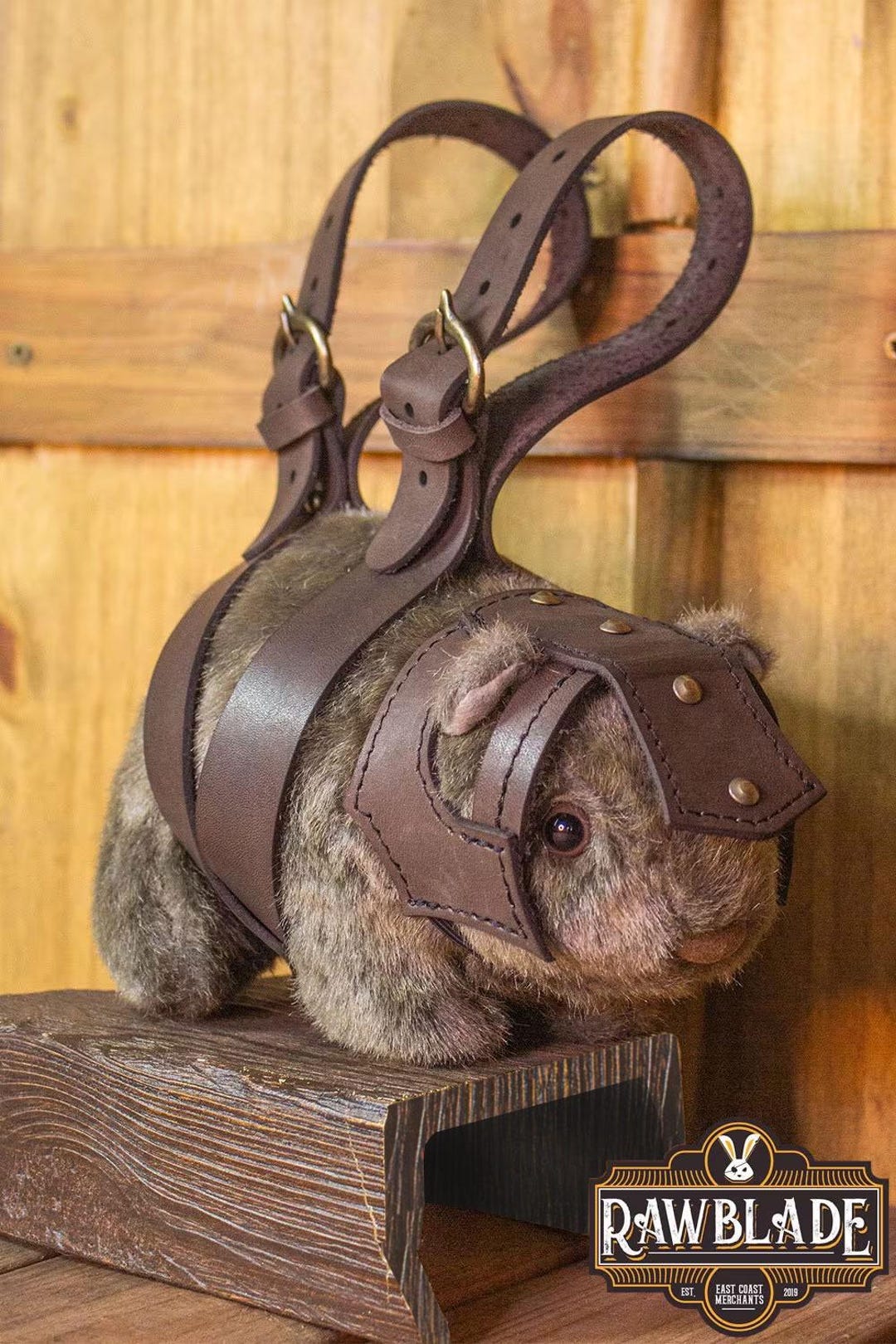 Medieval Guinea Pig Brown Plush for LARP, Ren Faire, Cosplay, and ...
