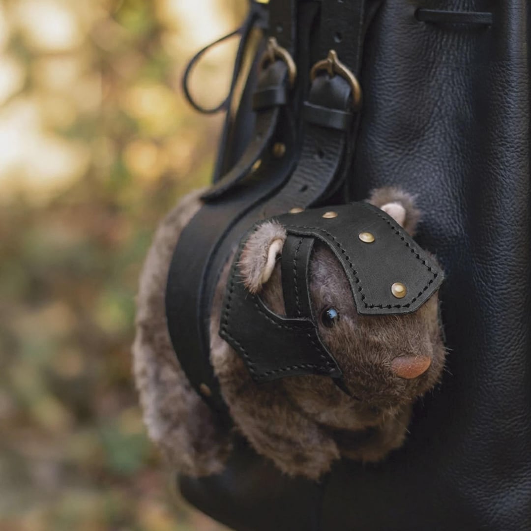 Medieval Guinea Pig Black Plush for LARP, Ren Faire, Cosplay, and ...