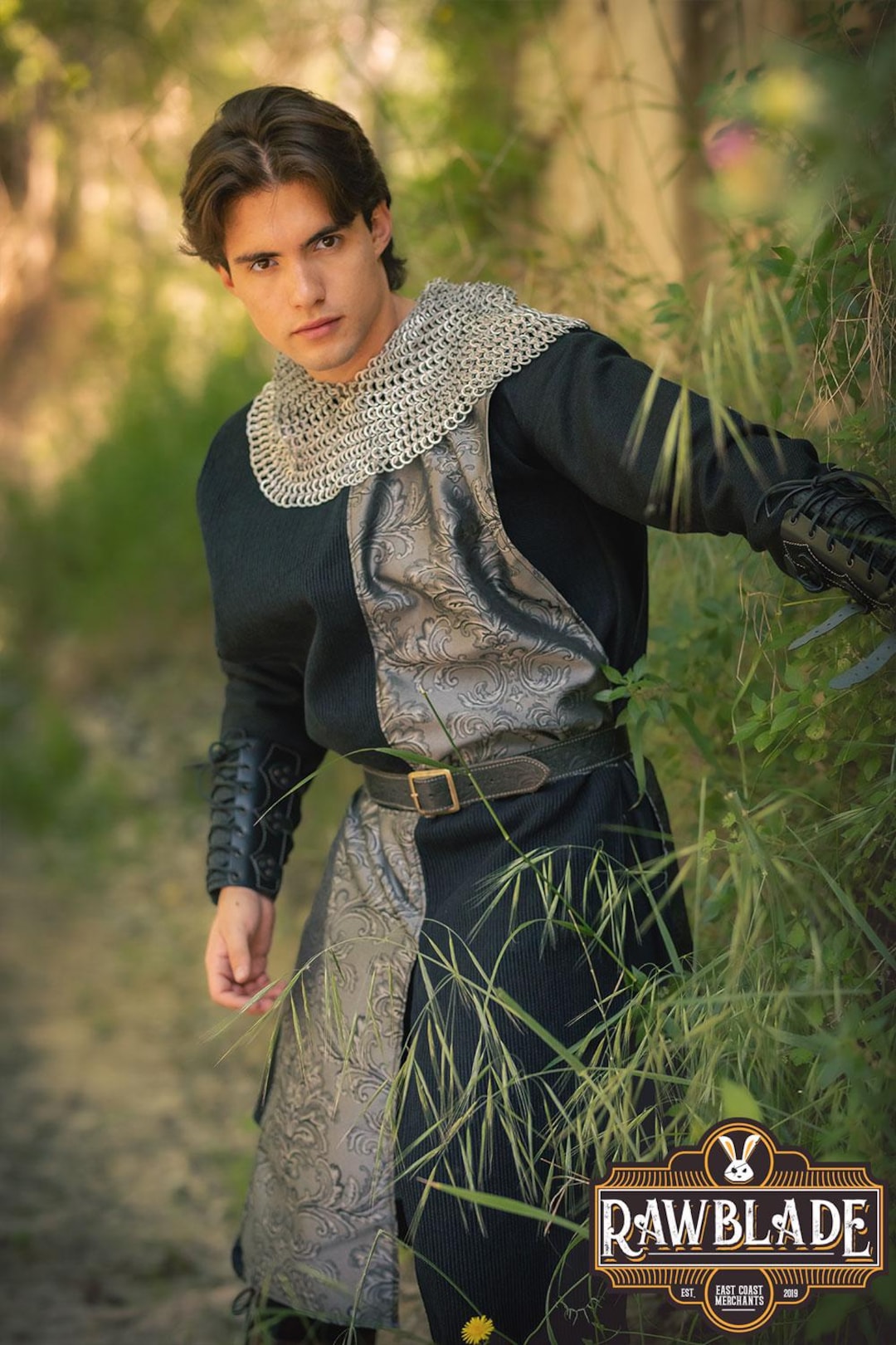 Lawrence Deluxe Knight Tabard Chequered for Fantasy Medieval LARP or ...