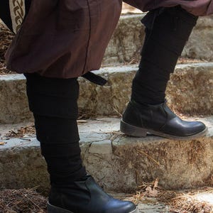 Cotton Medieval Winingas: Nuada Leg Wraps for LARP, Ren Faire - Etsy