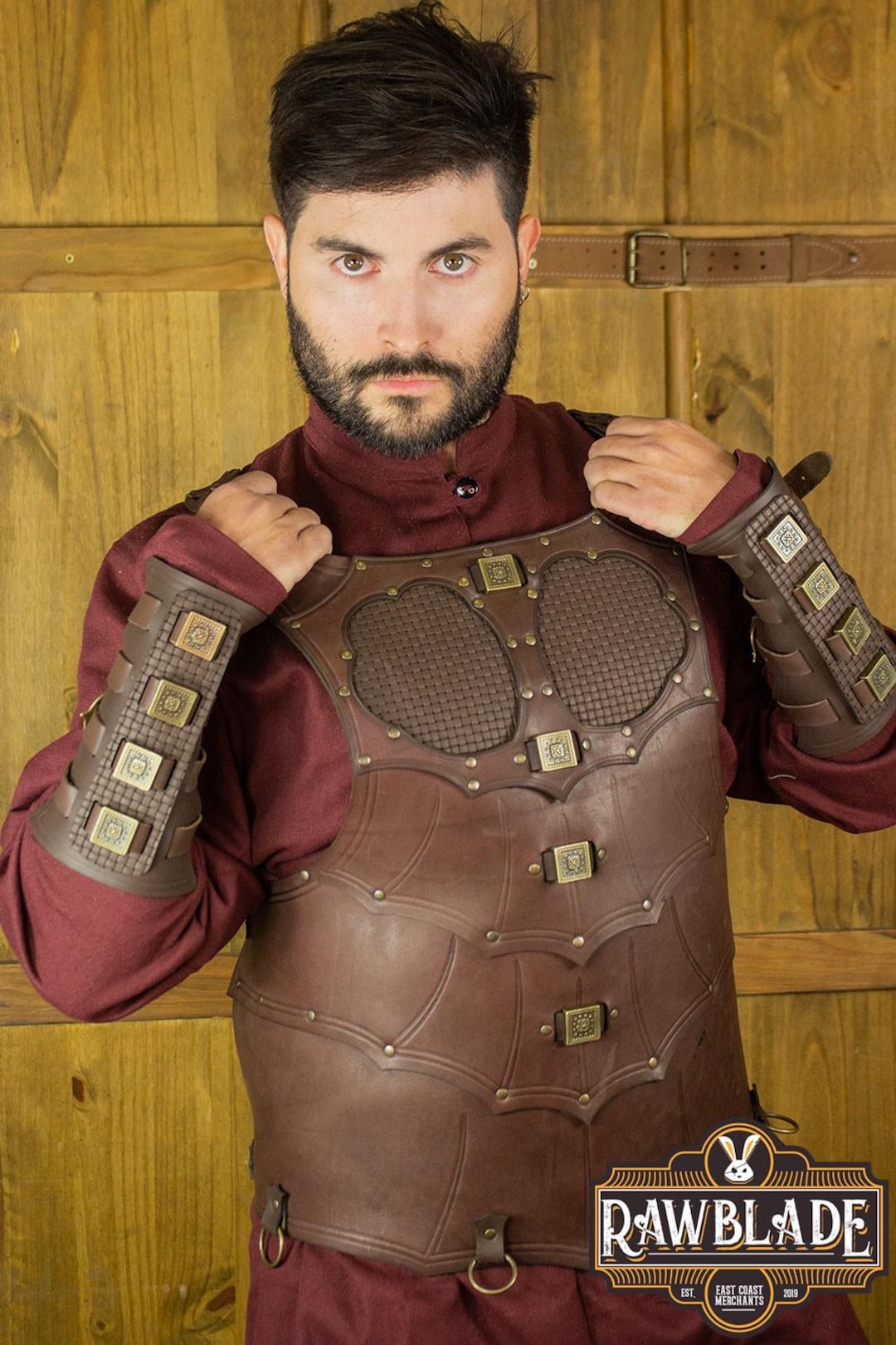 Edekan Fantasy Armor: Medieval LARP Cosplay Vest for Ren Faire, Druid ...