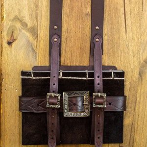 Leather Book Holder for LARP, Cosplay & Renaissance Faires - Medieval ...