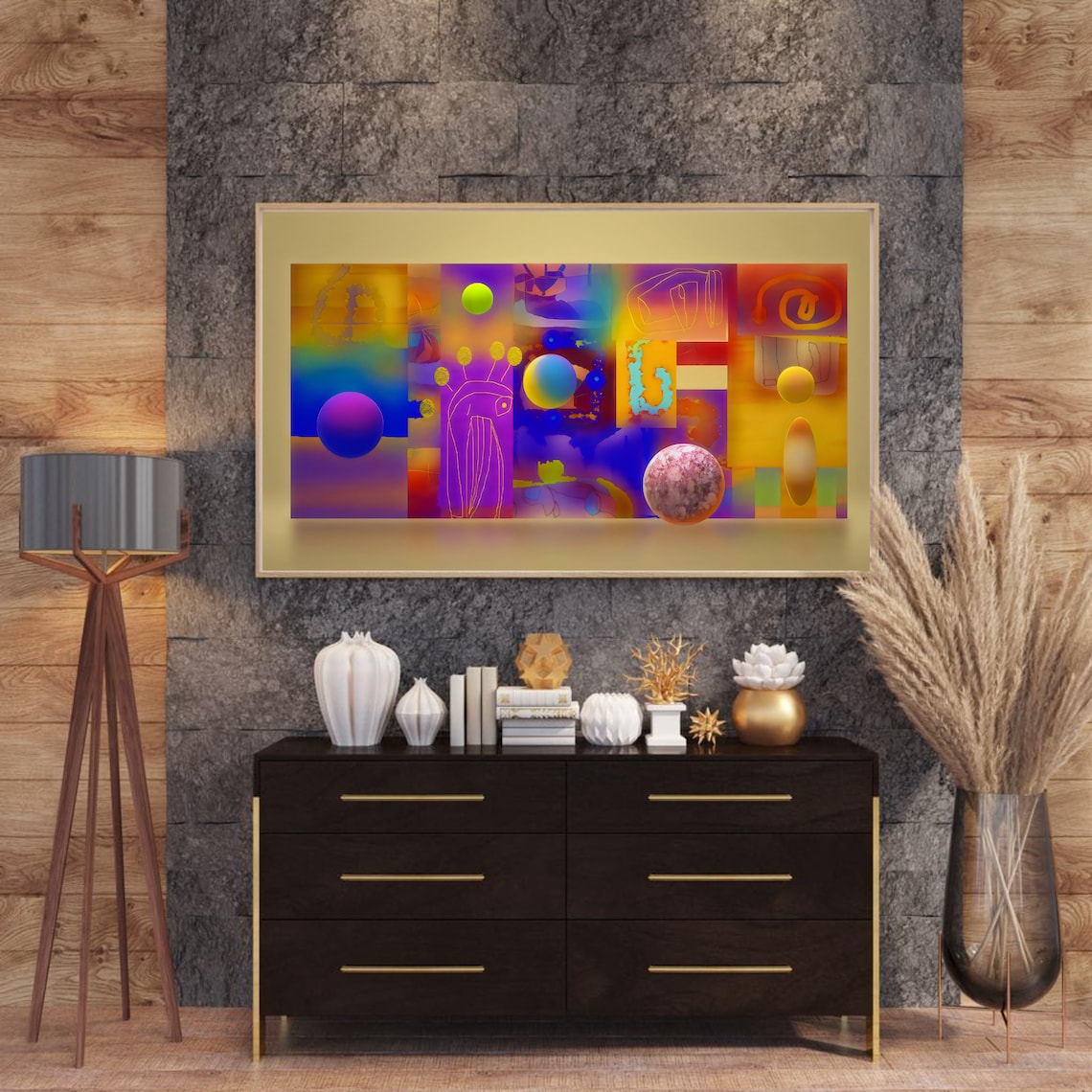 Soulful Expression Spiritual Digital Art Illustration, Digital Art ...