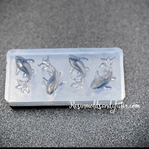 Miniature Koi Fish Silicone Mold for Resin, Miniature Seashells and ...