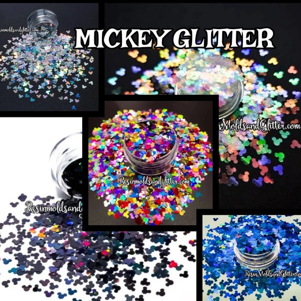 Mickey Mouse Glitter - Etsy