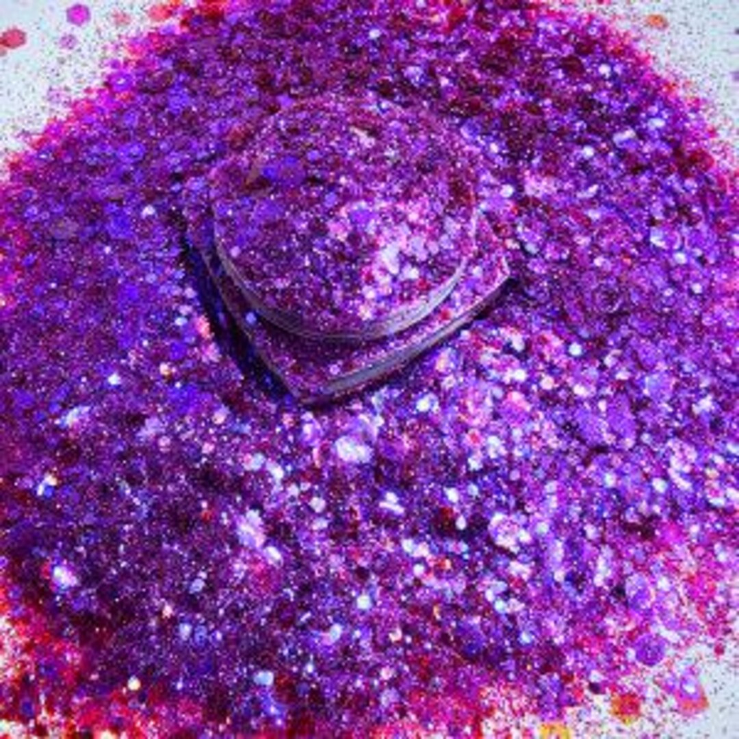 Violet Voltage Translucent Purple Color Shift Glitter, Purple Chunky ...