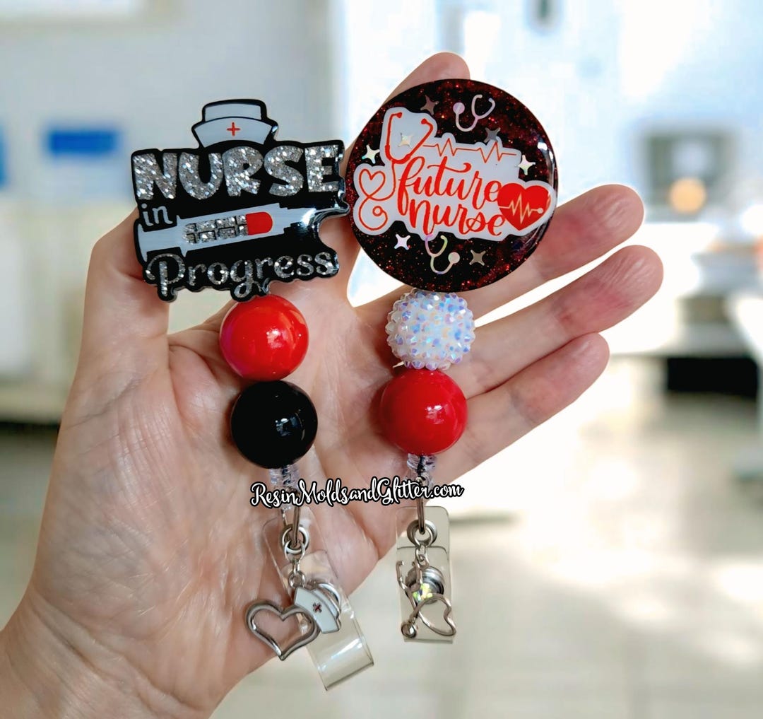 Nursing Badge Reels, Custom Badge Reels for First Responders, Medical ...