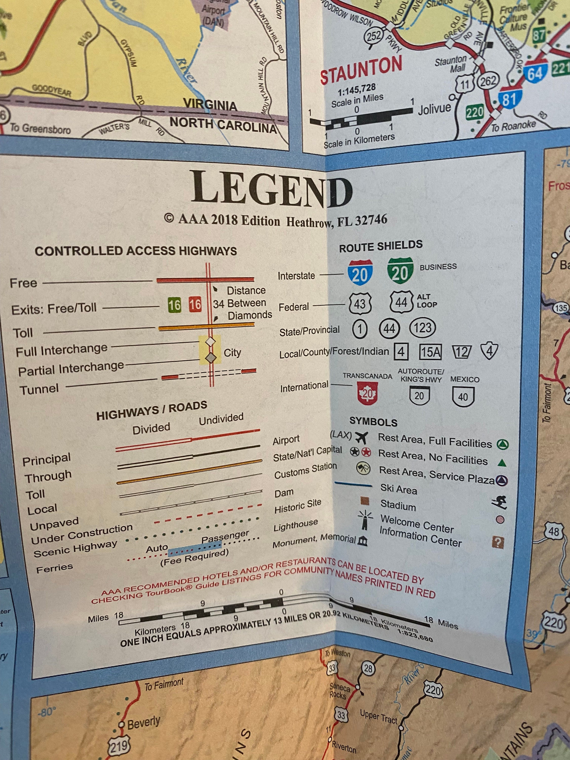 AAA 2018 State Series Folding Travel Maps CHOICE - Etsy