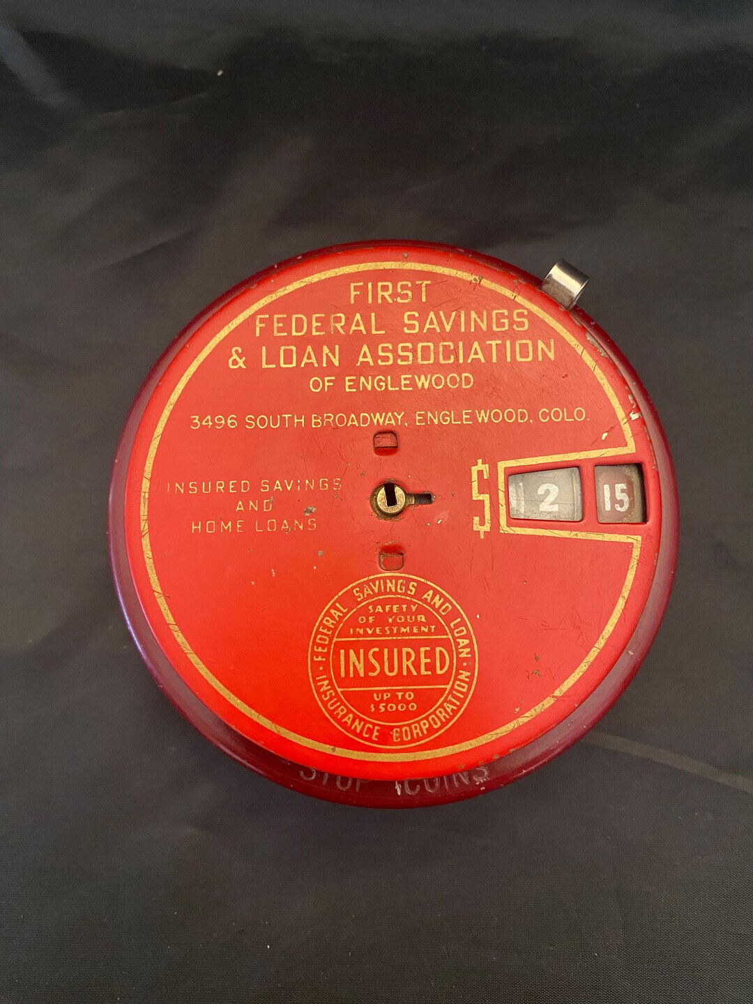 1930's Bankers Add-o-bank Metal Savings Bank Englewood Colorado - Etsy