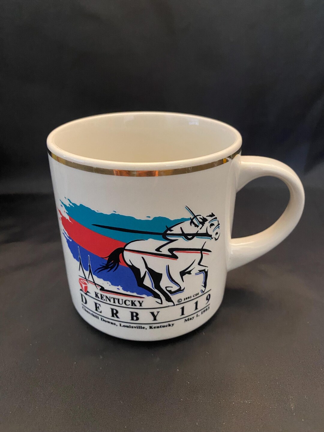 119th Kentucky Derby Porcelain Mug May 1, 1993 - Etsy