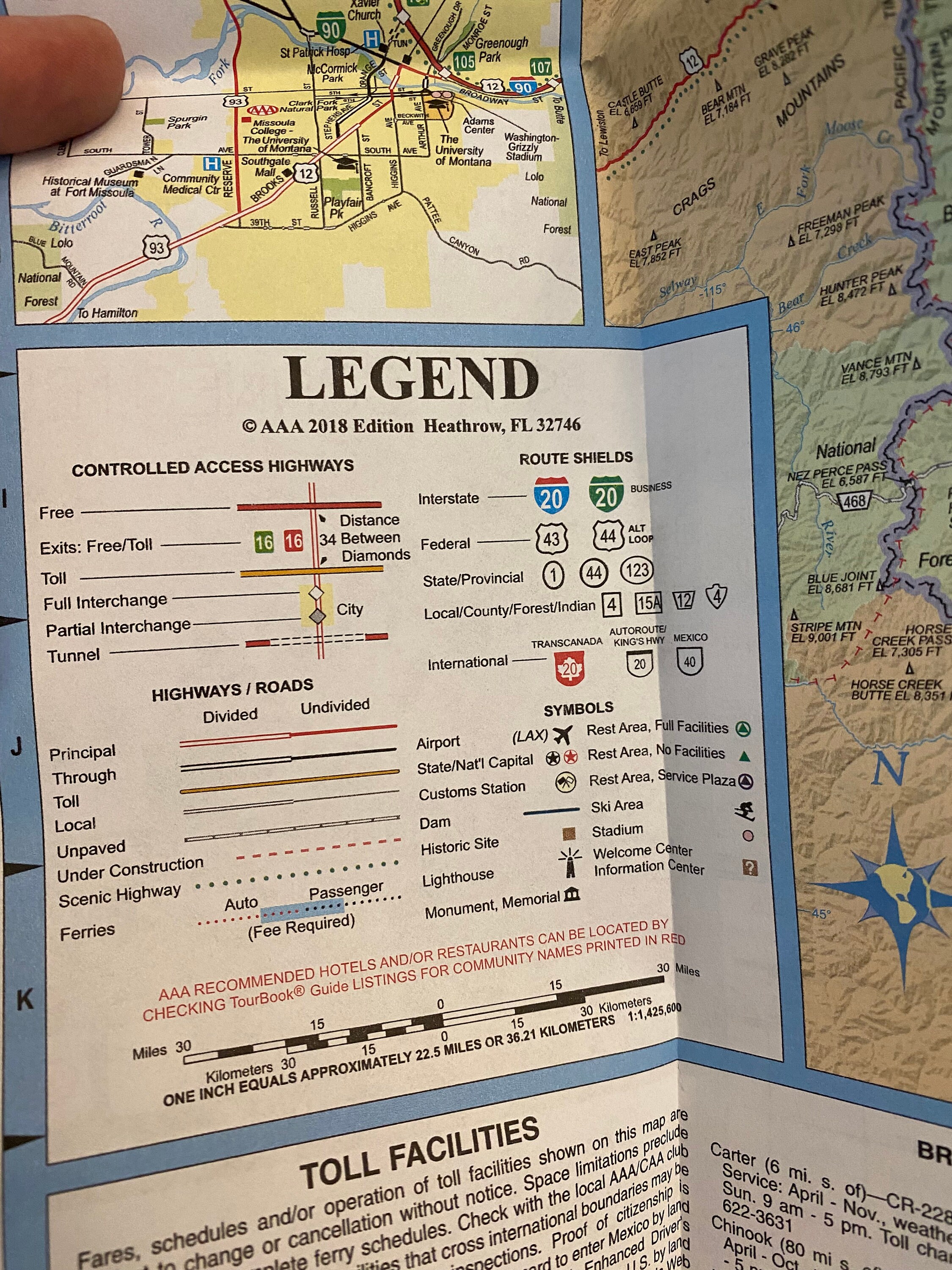 AAA 2018 State Series Folding Travel Maps CHOICE - Etsy