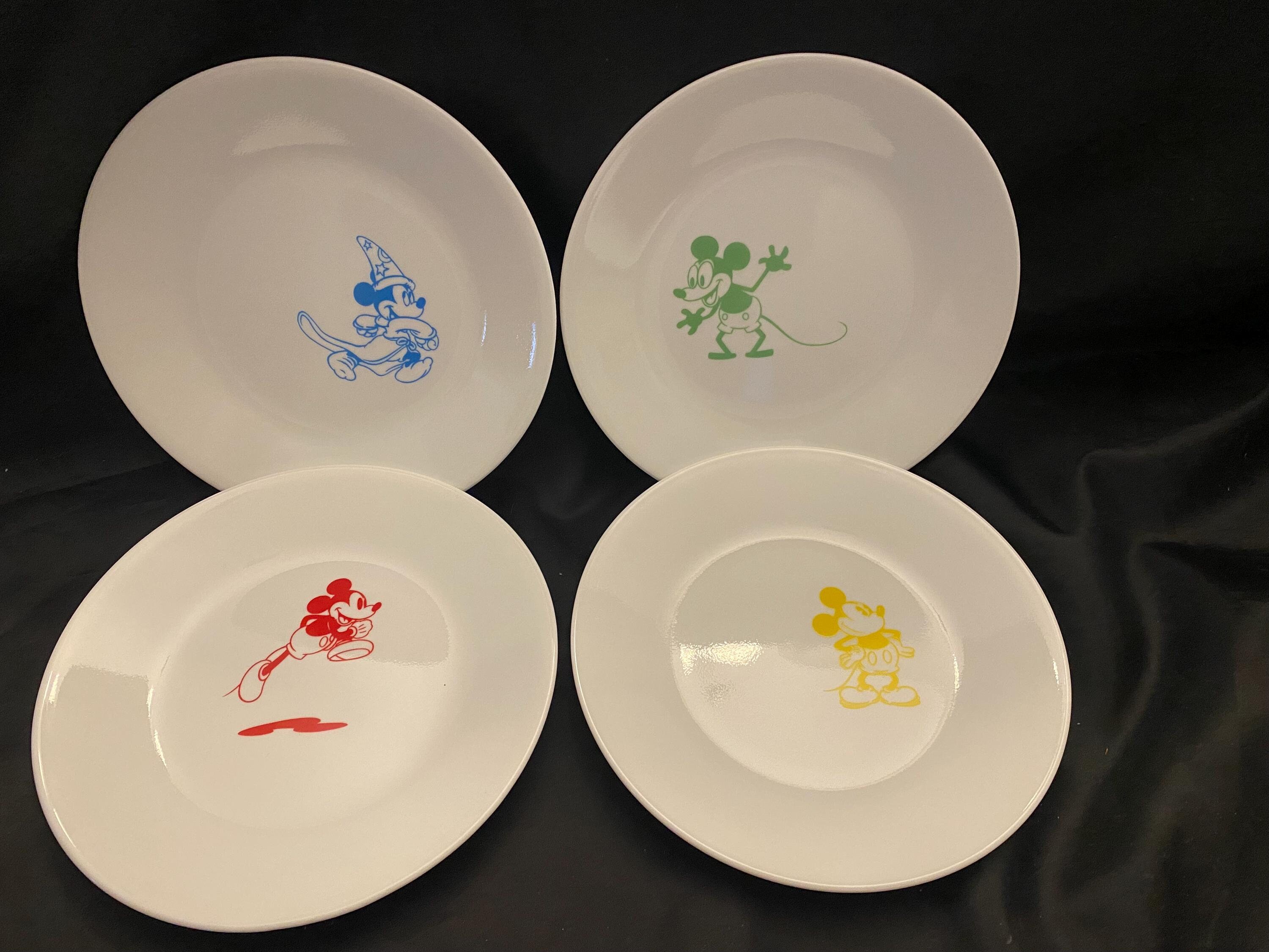 Disney's Mickey Mouse the True Original 4-pc. Appetizer Plate Set by ...